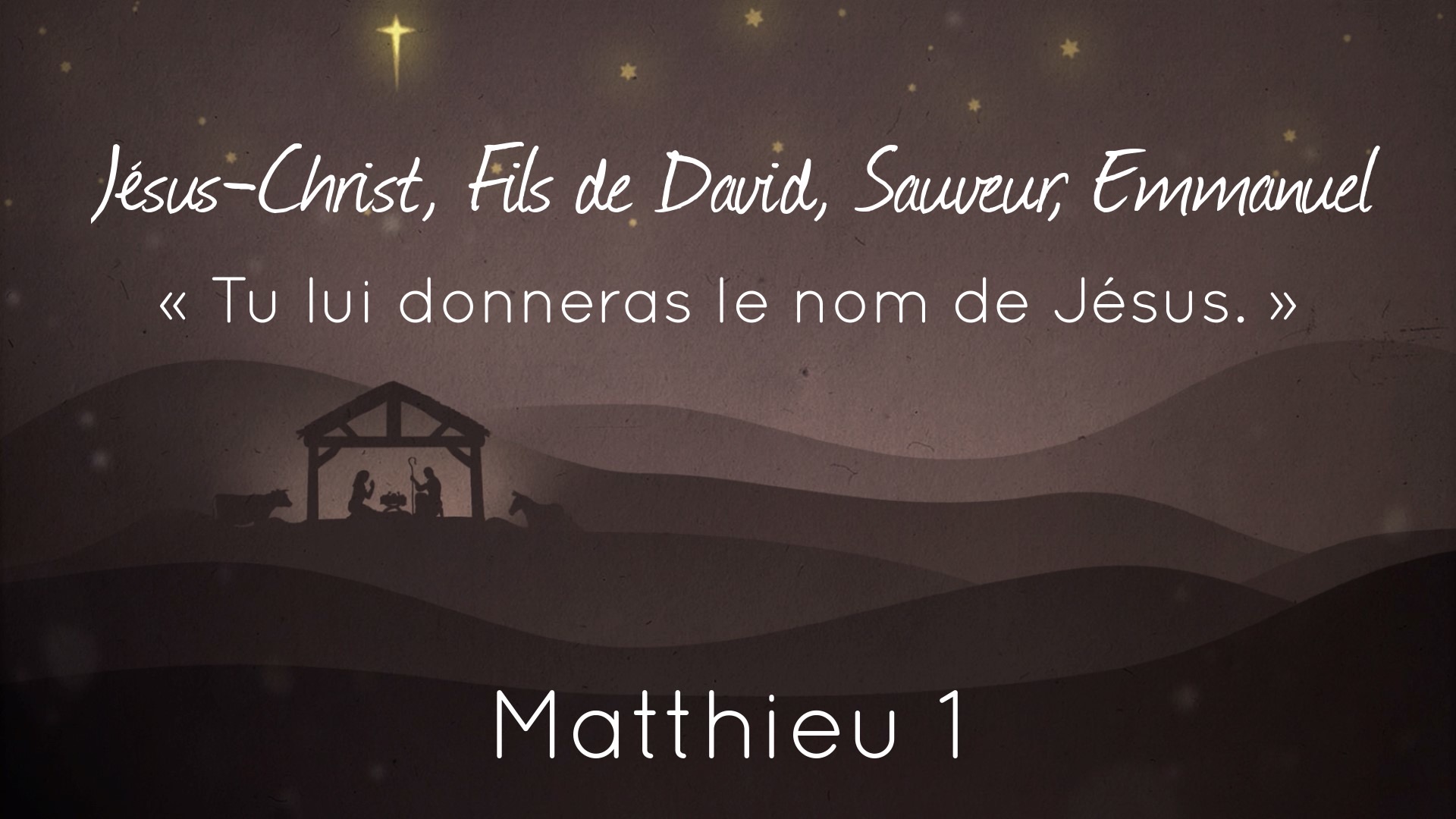 23 décembre : Jésus-Christ, Fils de David, Sauveur, Emmanuel – Cœur de ...